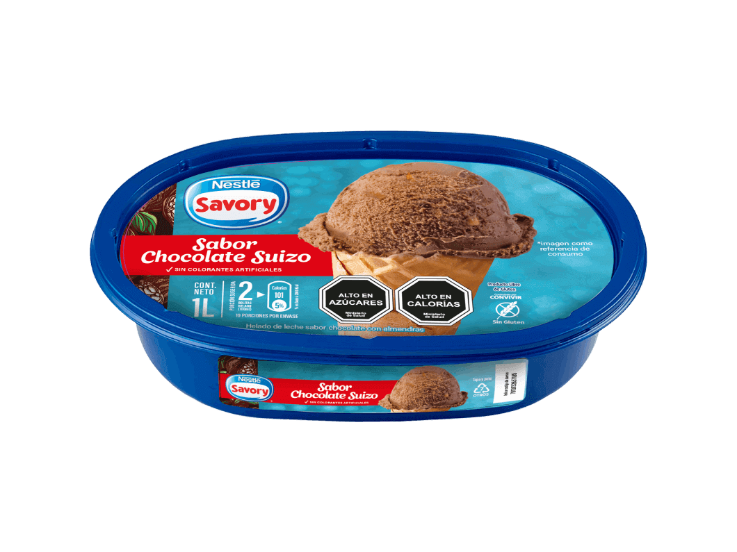 Helado SAVORY® Chocolate Suizo 1L | Savory®